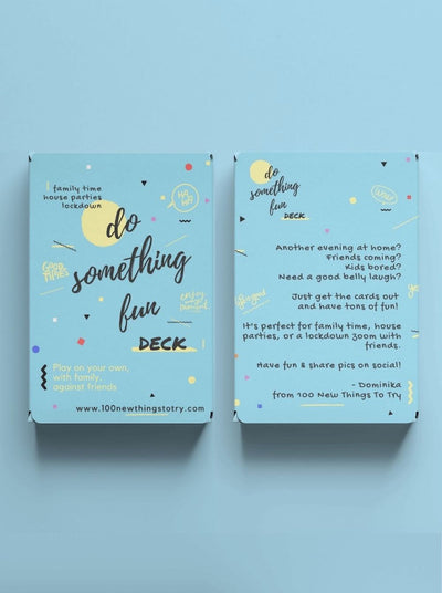 Do Something FUN Deck of Cards - 100 New Things To Try